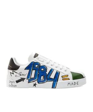 Dolce & Gabbana New Dglimited Portofino Sneakers - White