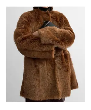 TOTEME Short Silky Shearling Coat