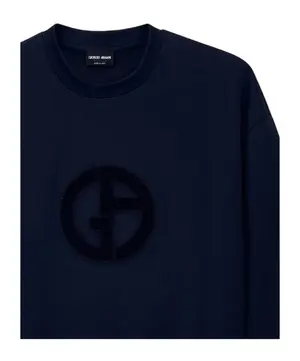 Giorgio Armani Logo Crew Neck Sweatshirt