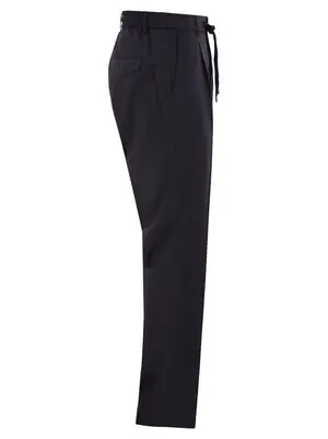 Peserico Drawstring Casual Trousers