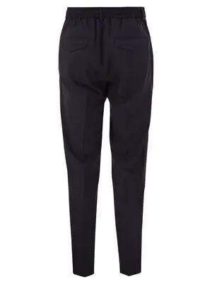 Peserico Drawstring Casual Trousers