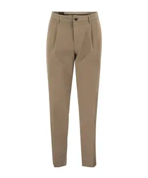 Peserico Casual Trousers With Belt Loops - Brown