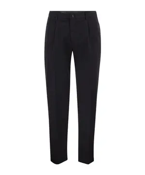 Peserico Casual Trousers With Belt Loops - Black