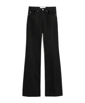 AMI Paris Flared Leg Jeans - Black