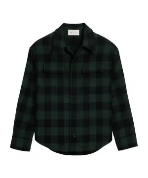 AMI Paris Wide Checkered Overshirt