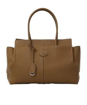 TOD'S Hammered Leather Medium Tote Bag