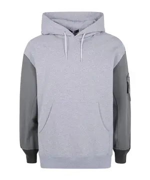 Comme Des Garçons Homme Long Sleeve Drawstring Hoodie - Gray