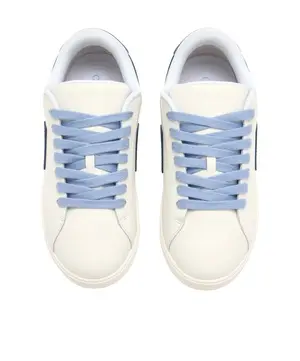 Off-White Round-toe Sneakers
