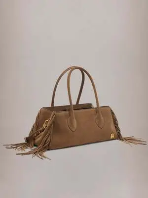 Amiri Fringe 40 Shoulder Bag - Brown
