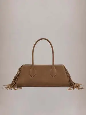 Amiri Fringe 40 Shoulder Bag - Brown