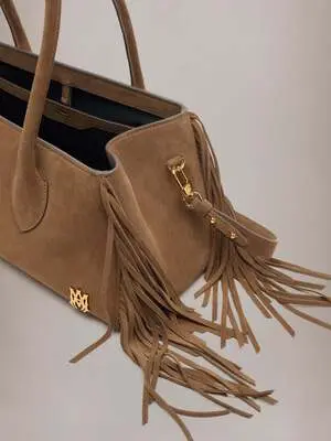 Amiri Fringe 40 Shoulder Bag - Brown