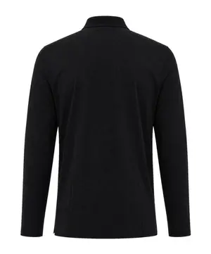 Emporio Armani Button Detailed Long-sleeved Polo Shirt