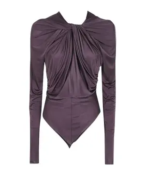 Balmain Long-sleeve Bodysuit - Brown