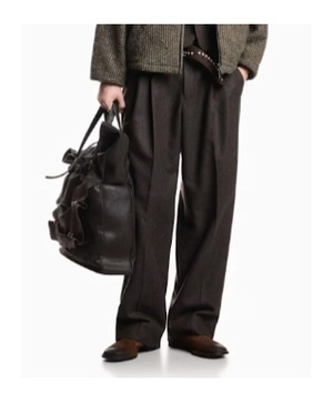 Emporio Armani Pleated Wide-leg Trousers