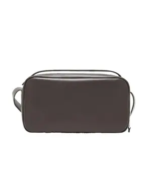 Emporio Armani Logo-print Leather Shoulder Bag