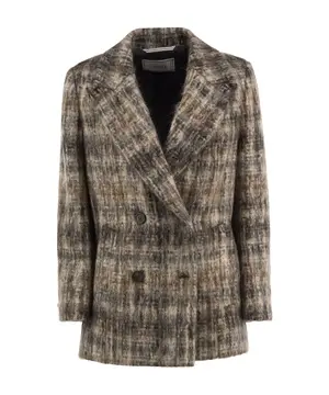 Peserico Notched Lapel Coats For Women