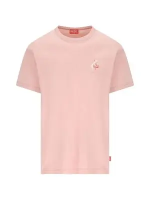 DIESEL® Logo Printed Crewneck T-shirt