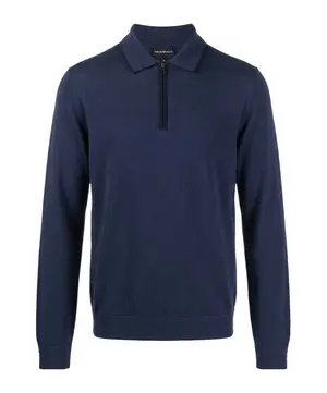 Emporio Armani Long-sleeved Polo Jumper