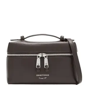 Emporio Armani Logo-print Zip-around Shoulder Bag