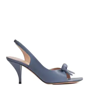 Dior Bow Heeled Slingback Sandal - No