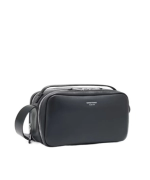 Emporio Armani Logo-stamp Leather Shoulder Bag