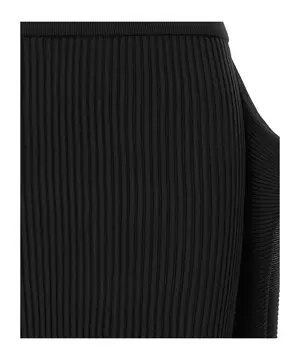 Issey Miyake Prance Draped Knitted Skirt
