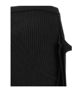 Issey Miyake Prance Draped Knitted Skirt