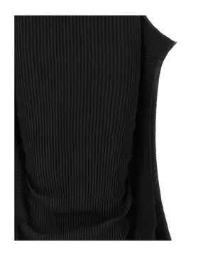 Issey Miyake Prance Draped Knitted Skirt