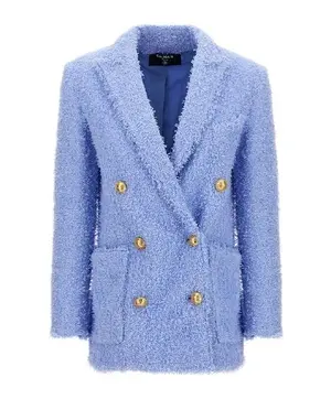 Balmain Tweed Double Breasted Jacket