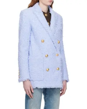 Balmain Tweed Double Breasted Jacket