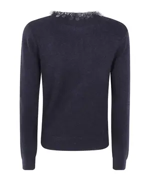 Seventy Embellished Neck Jumper