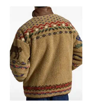 Polo Ralph Lauren Fleece Intarsia Zip Jacket