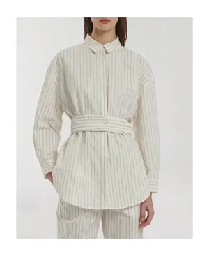 Fabiana Filippi Striped Long-sleeved Shirt