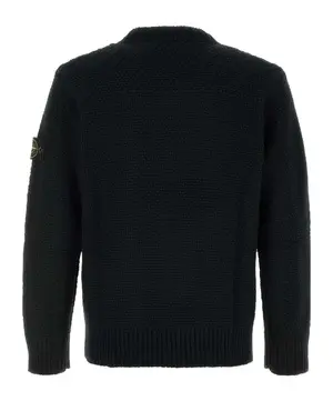 Stone Island Logo Patch Crewneck Sweater