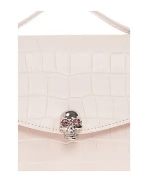 Alexander McQueen Skull Embossed Top Handle Bag