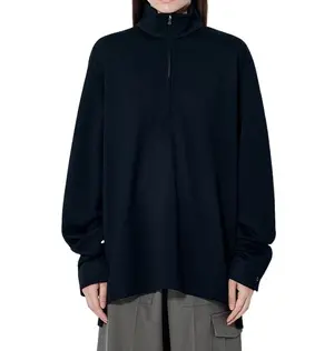 RIER Long-sleeved Half-zip Top