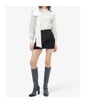Alexander McQueen Shoulder Bow Blouse