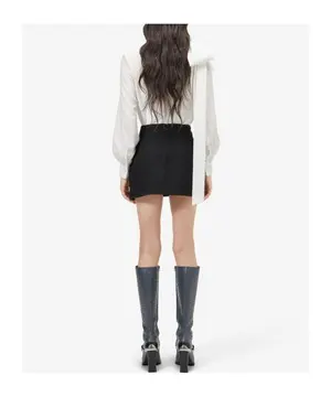 Alexander McQueen Shoulder Bow Blouse