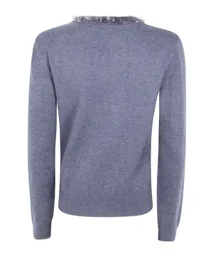 Seventy Embellished Neck Jumper