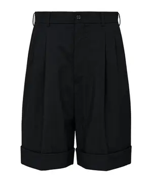 Comme Des Garçons Belt-loop Shorts - Black