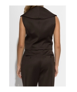 Alexander McQueen Ruffled Collar Vest Jacket - No