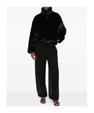 FORTE_FORTE Chevron-pattern Jacket