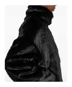 FORTE_FORTE Chevron-pattern Jacket