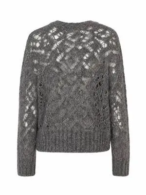 Max Mara Crochet Crewneck Jumper