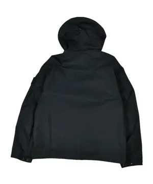 Stone Island Windproof And Breathable Hooded Jacket - Blue
