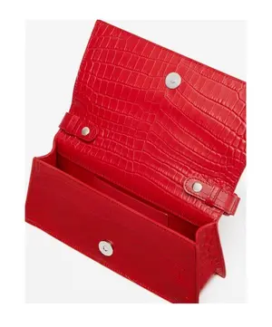 Alexander McQueen Jewelled Embossed Mini Shoulder Bag