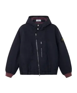 Stone Island Padded Hooded Jacket With Anti-drop