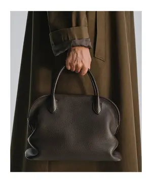 THE ROW Agnes 12 Bag - Deep Brown