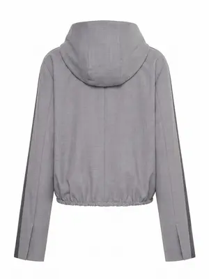 Sportmax Spxlepre Zipped Hooded Jacket