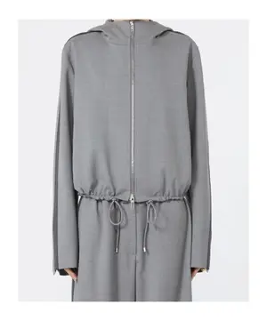 Sportmax Spxlepre Zipped Hooded Jacket